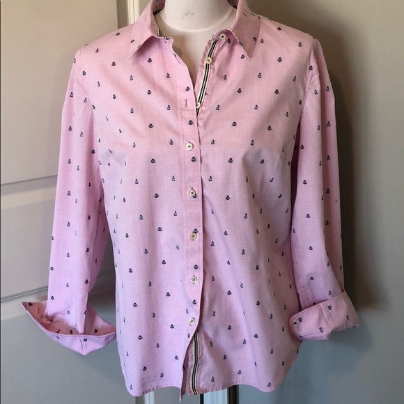 Talbots | Tops | Nautical Cotton Blouse | Poshmark